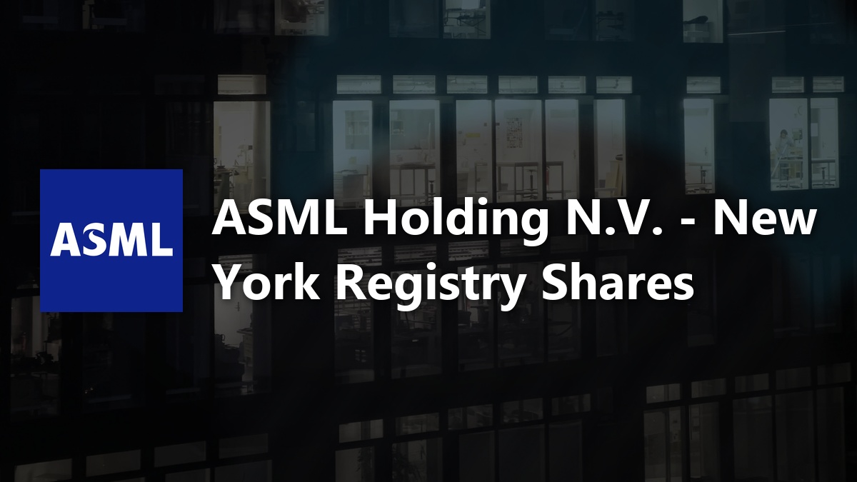 RBC Capital raises Price Target on ASML Holding to $1700 from $1625 ...
