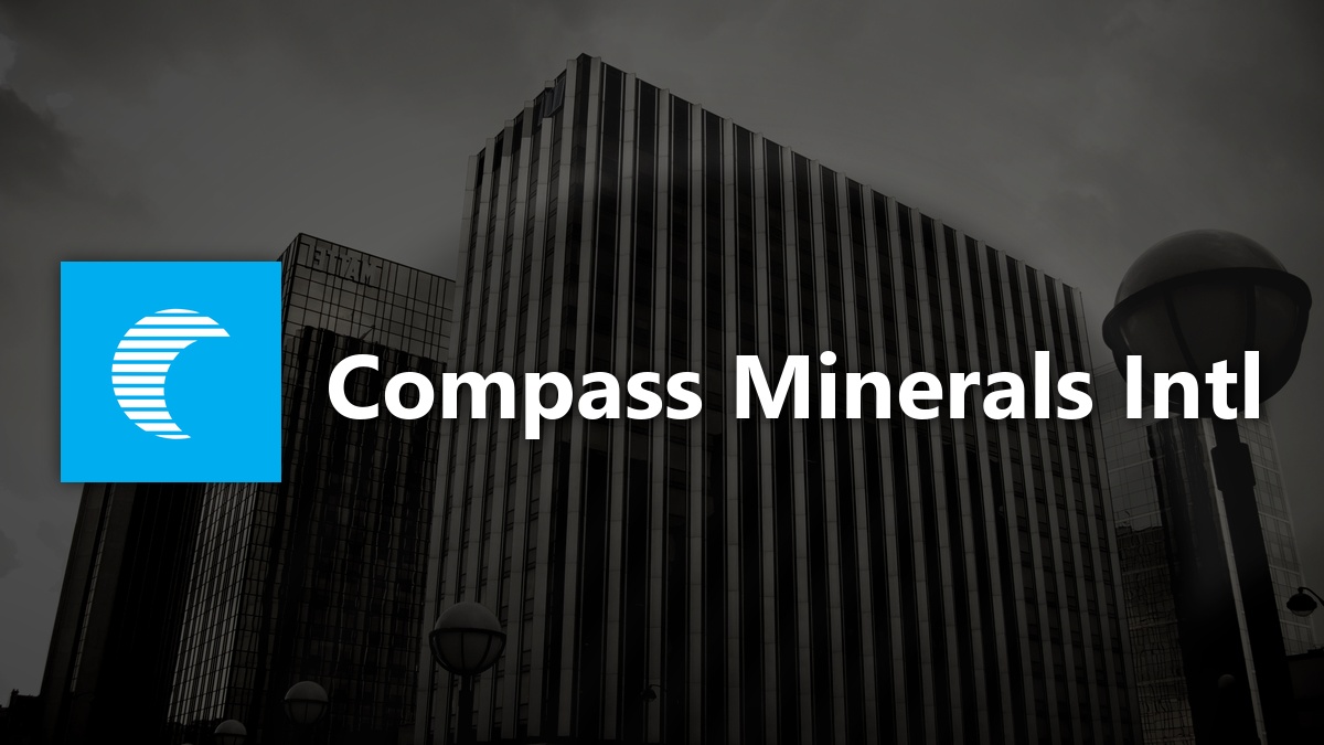 JP Morgan raises Price Target on Compass Minerals Intl to $30 from $24. ...