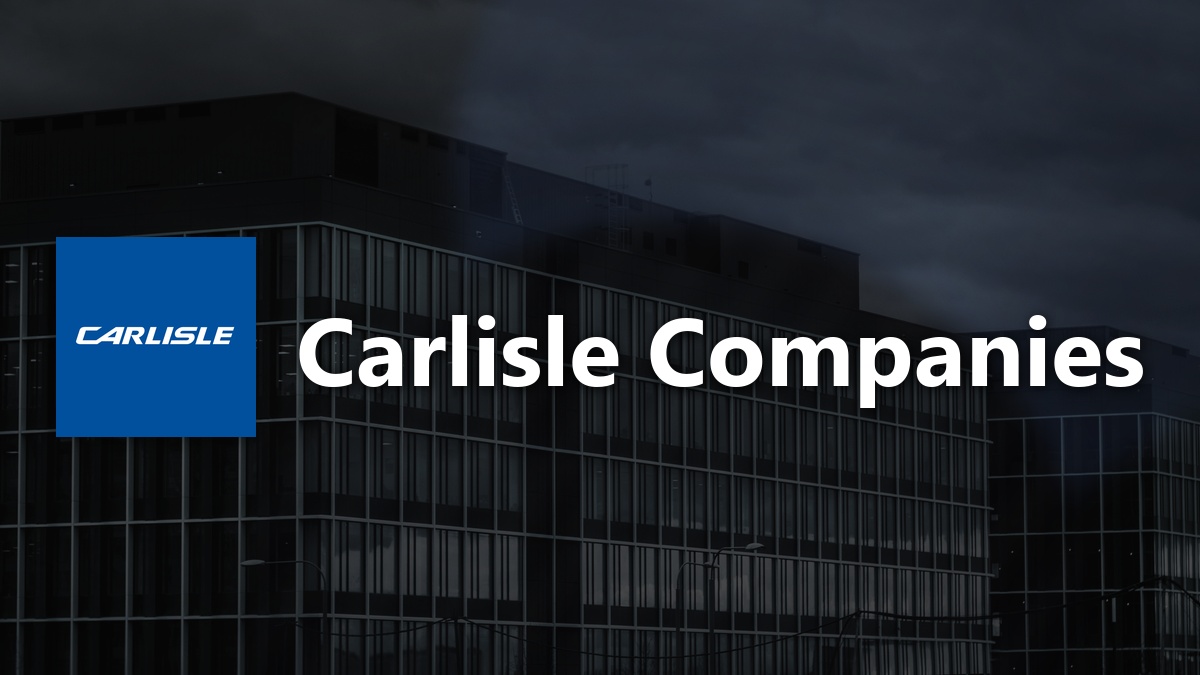 Carlisle Reaffirms 2026 Outlook as Adjusted EPS Rises 1%